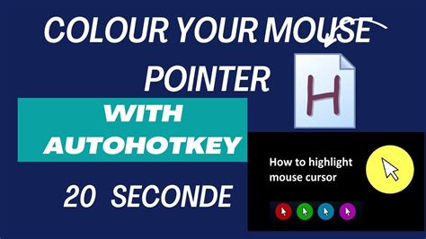 How Hightlight Your Mouse Pointor How Colour Your Mouse Pointer