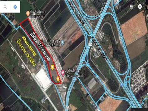 ขายที่ดินบางปะกง ถนน 314 ฉะเชิงเทรา 34 ไร่ๆละ 4 5ล้านบาท ห่างมอเตอร์