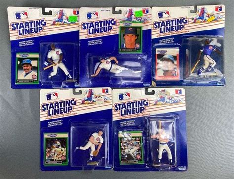 Group Of 5 Kenner MLB Starting Lineup Cubs Figures Matthew Bullock