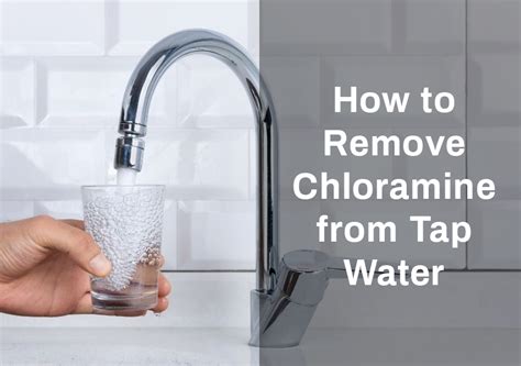 How To Remove Chloramine From Tap Water