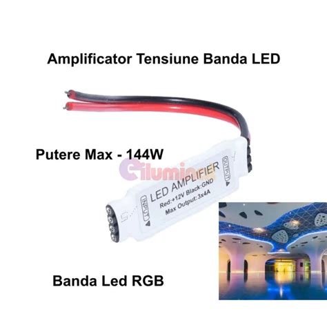 Mini Amplificator Rgb 12a 12v