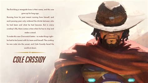 Overwatch Jesse Mccree Deviendra Cole Cassidy Next Stage