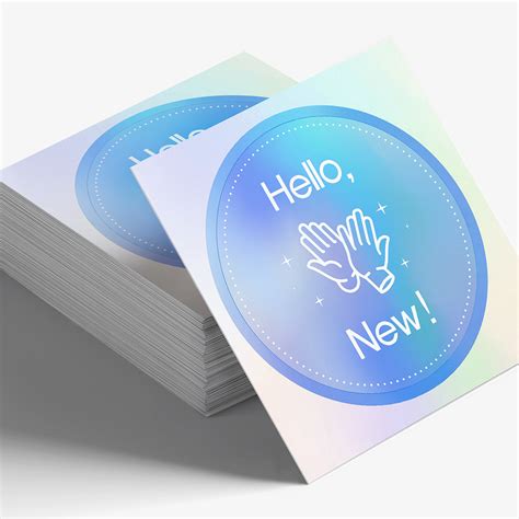 사각 코팅 싱글 스티커 제작 마플