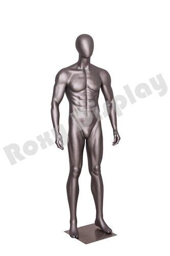 Male Fiberglass Sport Athletic Style Mannequin Dress Form Display MC