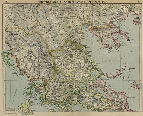 A Group Of Maps Of The Ancient Superpower Of Greece