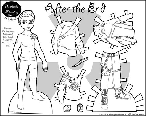 Распечатать куклу мальчика