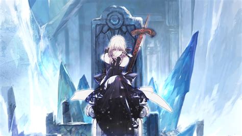 动漫壁纸and美图 Fate第十二弹 阿尔托莉雅·潘德拉贡（黑saber） 知乎