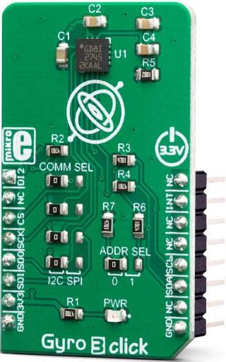 MIKROE Reference Design Accelerometer Arrow