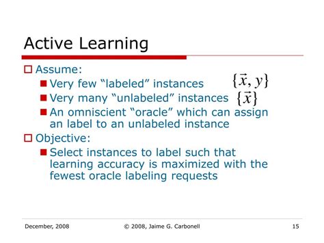 PPT Machine Learning Part Intermediate And Active Sampling Methods