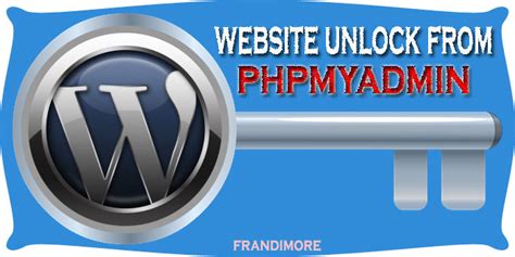 How To Reset Wordpress Password From Phpmyadmin Frandimore