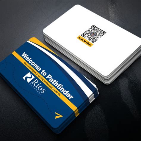 Designs Qr Code Handout Card For Veteran Care Innovation Business