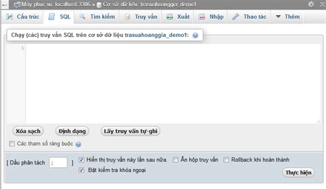 10 lệnh sql trong phpmyadmin wordpress cơ bản