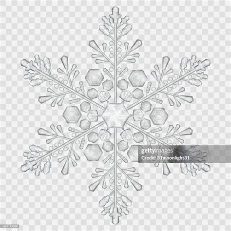 Big Translucent Crystal Snowflake High Res Vector Graphic Getty Images
