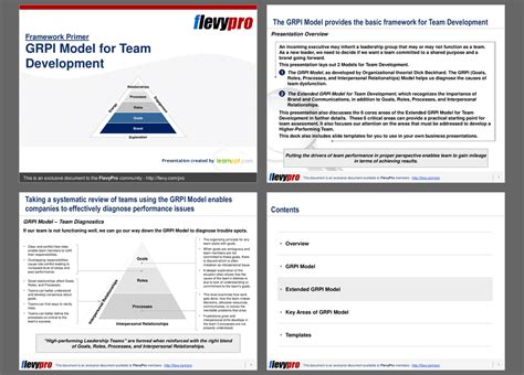 Grpi Model For Team Development Ppt Slide Deck