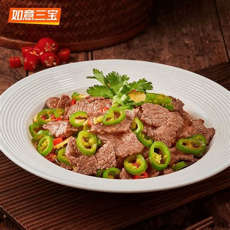 如意三宝快手方便菜限时特惠黑椒牛仔骨小炒牛肉黄鱼鲞蜜汁叉烧在家轻松烧 美味 组合 保障