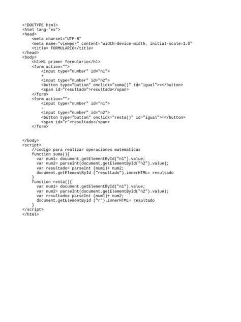 Mi Primer Formulario Pdf