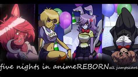 Five Nights In Anime Reborn Jumpscares