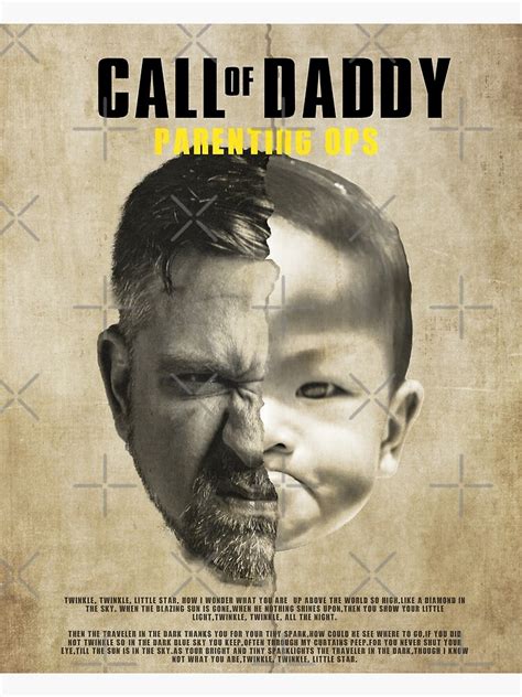 Call Of Daddy Parenting Ops For Gamer Daddy Gaming Father Poster Poster For Sale By