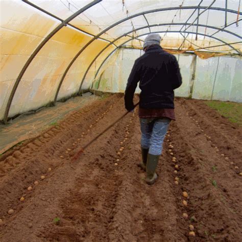 Plantation Des Patates Primeurs La Ferme Du Hanneton