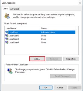 Adding A Windows Local Account Step By Step Guide