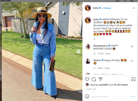 Boity Thulo Celebrates Her Mother With A Heartwarming Birthday Shout