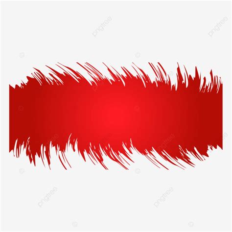 빨간색 그라데이션 브러시 스트로크 벡터 빨간 페인트 붓 그라디언트 레드 브러시 빨간 붓 Png 일러스트 및 벡터 에 대한