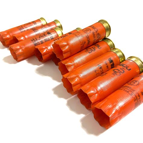 Orange Shotgun Shells Empty 12ga Hulls Fired 12 Gauge Craft Supplies