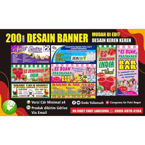 Jual Paket Template 200 Desain Cocok Untuk Usaha Percetakan Shopee