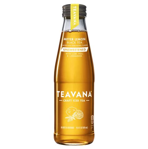 Teavana Unsweetened Meyer Lemon Black Craft Iced Tea Popsugar Food