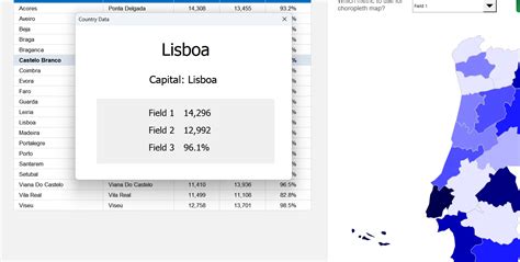 Portugal Choropleth Map Excel Template Excel Wonders Amazing Excel