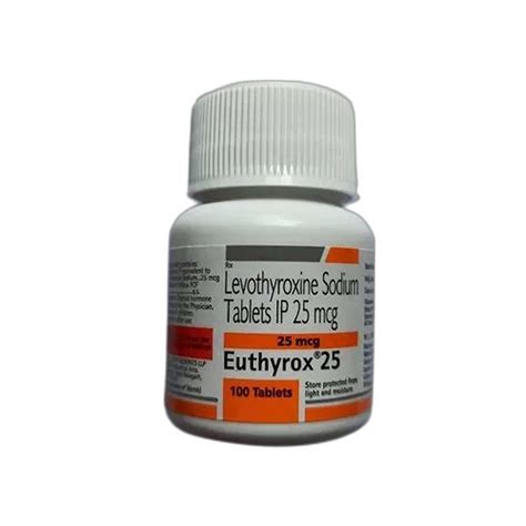 Levothyroxine 25 Mcg Synthroid At Rs 19200bottle Levothyroxine