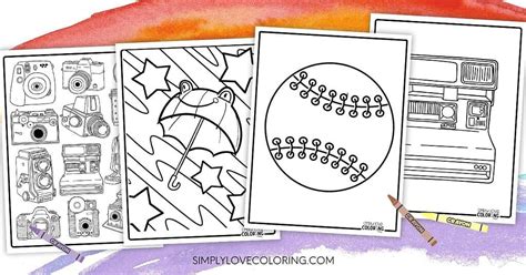 44 Fun Objects Coloring Pages Free Pdf Printables Simply Love Coloring