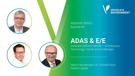 Adas And E E Software Defined Vehicle Architecture Technology Trends