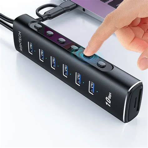 Guangtuo USB Hub Adapter Multi Port Expander Data Transfer USB Splitter