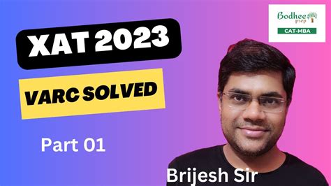 XAT 2023 VARC Solved Part 1 YouTube