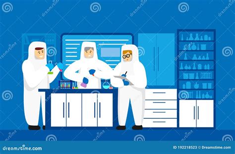 Dangerous Chemical Lab Experiment Lab Stock Illustration Illustration