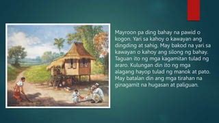 Pagbabago Sa Panahanan Ng Mga Pilipino Sa Panahon Pptx