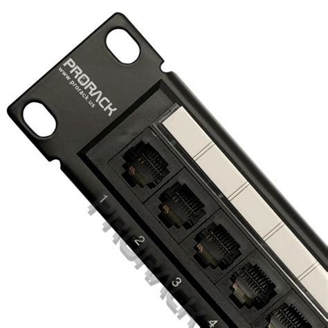 Prorack 24 Ports Cat6 Fully Loaded Patch Panel Lazada Ph