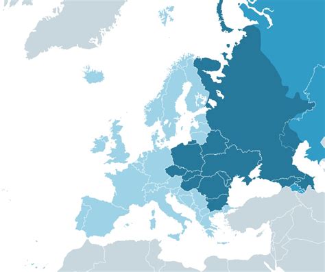 Países De Europa Del Este Listado Y Mapa — Saber Es Práctico