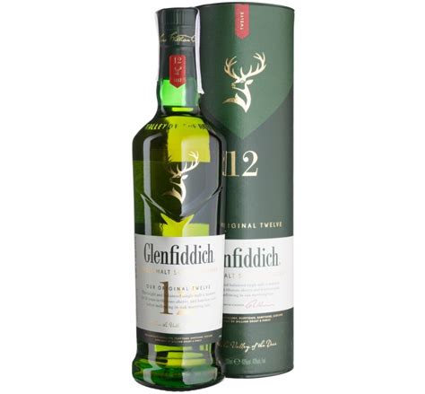 Віскі Glenfiddich 12 років, 0,7 в сув.кор. Шотландія — купити у Києві з ...