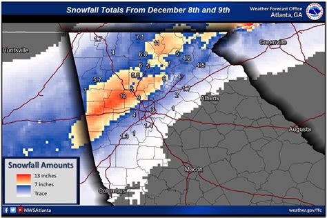 Us Average Annual Snowfall Map