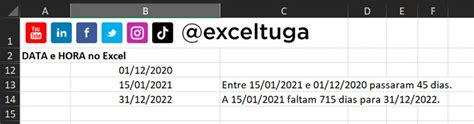 Como Funcionam DATAS E HORAS No Excel