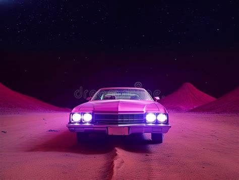 American Muscle Car Old Retro Classic Sports Car Vintage Old American