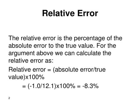 Ppt Absolute Error Powerpoint Presentation Free Download Id579892