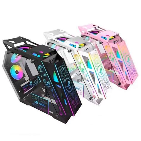 Kenlei Coolman Cyborg Rog Robot Gaming Case Mid Tower Shopee Philippines