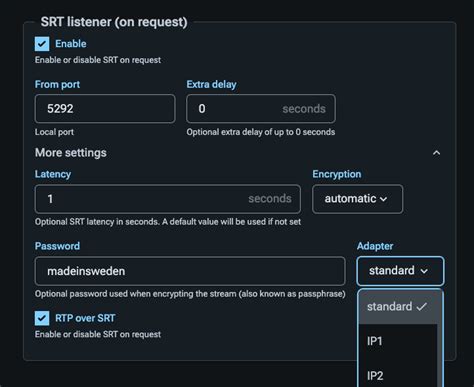 Redundant SRT Using The Open Standards RTP And SMPTE 2022 7 INTINOR