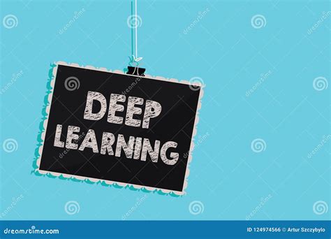 Conceptual Hand Writing Showing Deep Learning Business Photo
