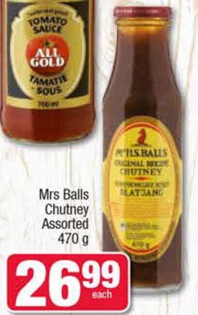 Mrs Balls Chutney Assorted 470g Offer At Spar