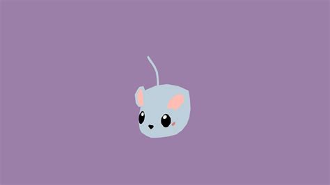 Mouse Low Poly Chibi Download Free 3d Model By Waririn3d F62b541 Sketchfab