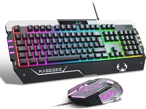 Buy Usb Rgb Gaming Keyboard And Mouse Combo Anivia Gt817 104 Key Rainbow Backlit Keyboard And